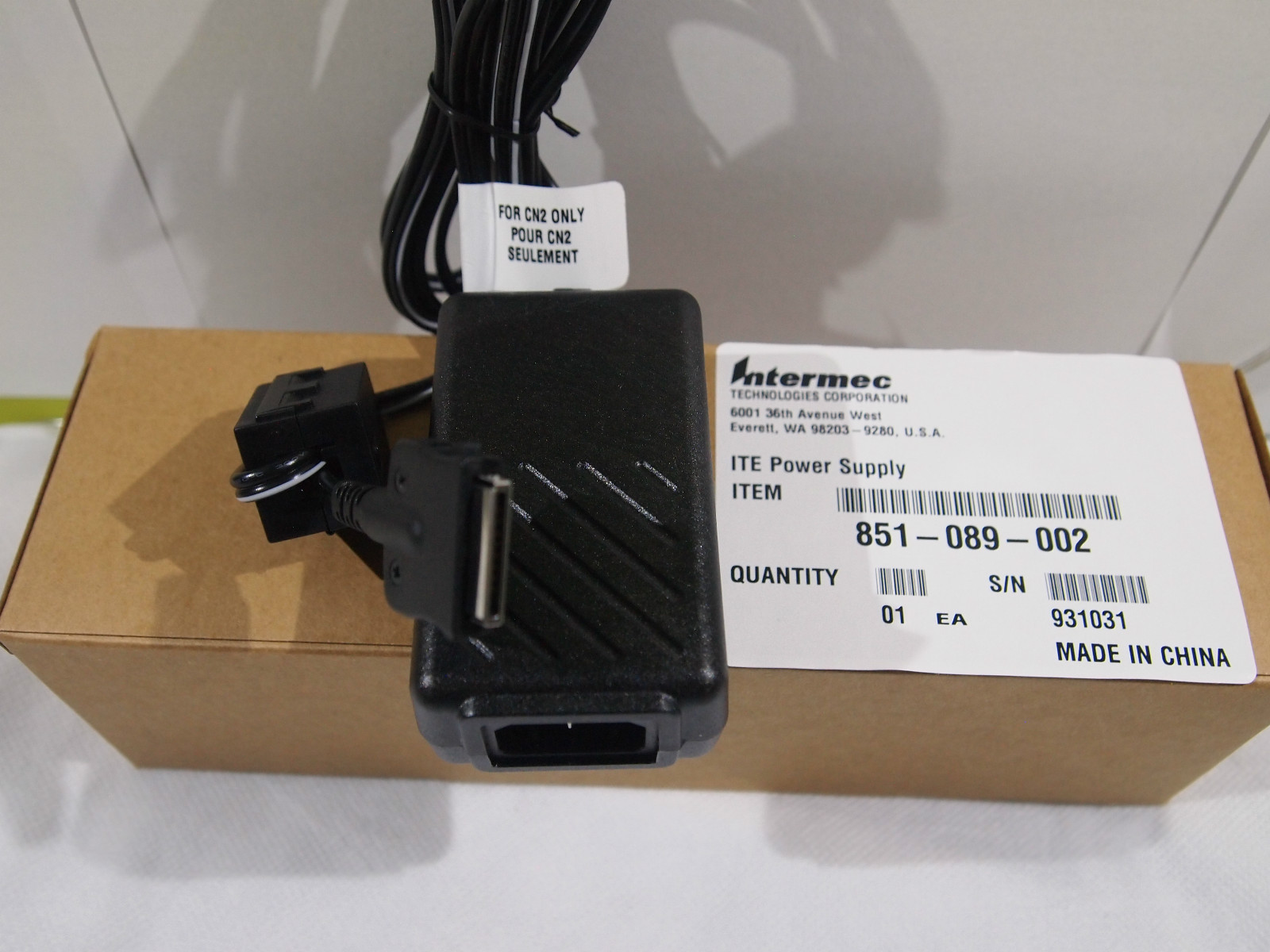Intermec ITE Power Supply, 851-089-002, 5V, 3A, 15W for CN2 - New (271 ...