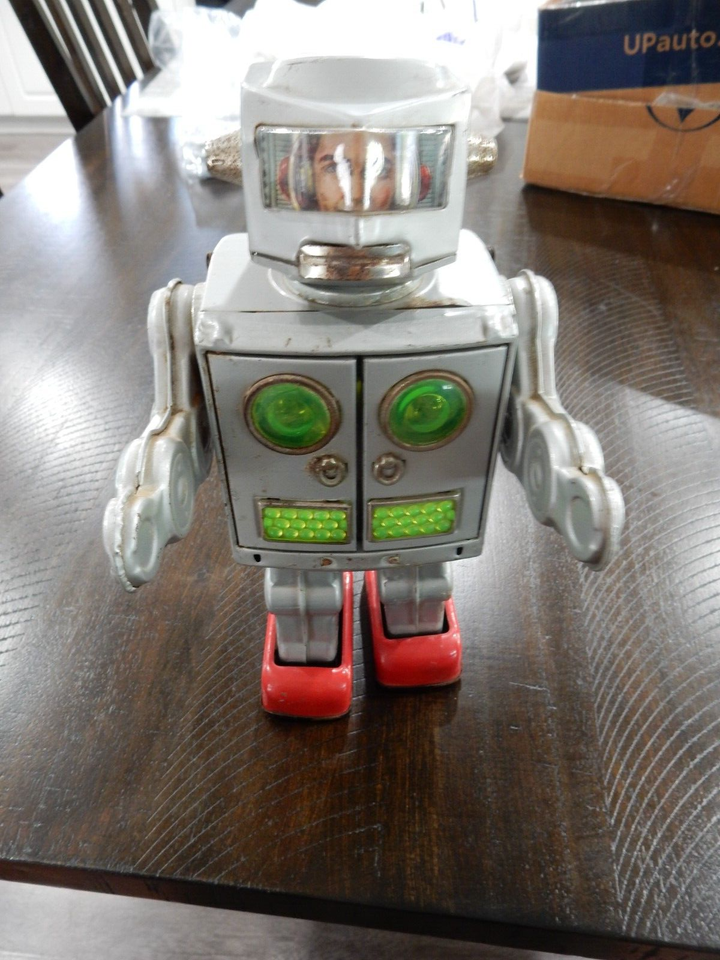 Horikawa Attacking Martian Robot Metal Toy, 11" tall. Made in Japan. | eBay