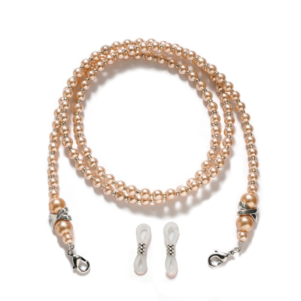 Imitation Pearl Eyeglass Rope Antiskid Glasses Strap Eyeglass Chain ...