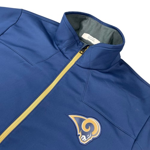 Los Angeles Rams x Nike Team Issued Neoprene Softshell Fleece Jacket ...