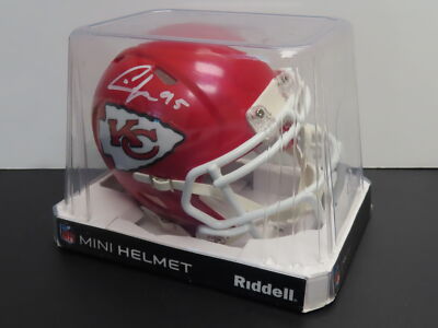 Chris Jones Signed Auto Autograph Mini Replica Chiefs Helmet Beckett ...