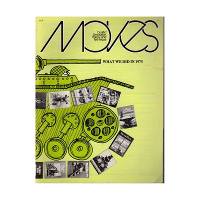SPI Moves Magazine #25 "Blue & Gray Variants, Sorcerer Scenarios" Mag ...