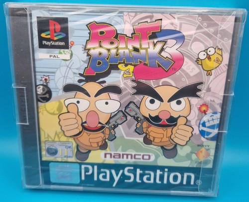 PS1 Point Blank 3 New/Sealed Rare Playstation Game PS2 PAL **Free UK ...