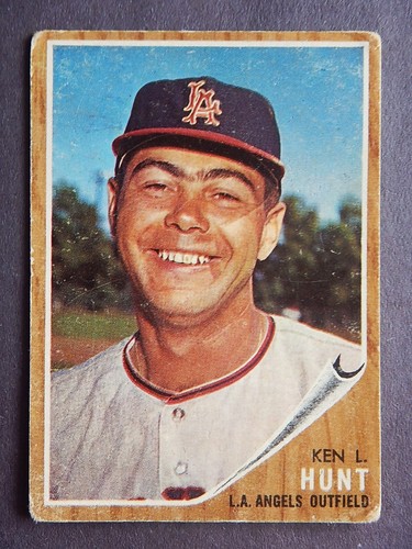 Ken Hunt #68 Topps 1962 Baseball Card (Los Angeles Angels) *A | eBay