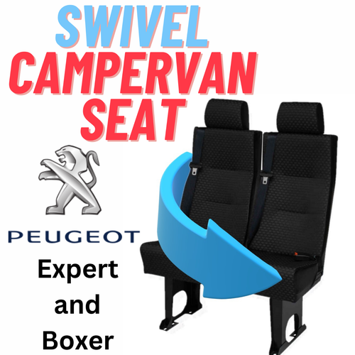 DS1 Peugeot Boxer, Expert double seat swivel. Here's how to rotate it ...