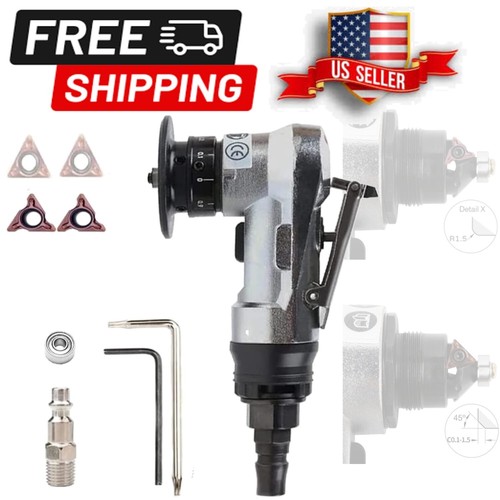 High-Performance Mini Deburring Tool - 5 Speed Pneumatic Chamfering ...