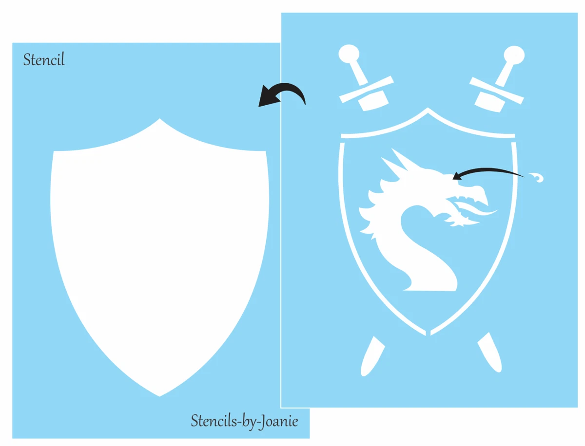 Medieval Shields Template