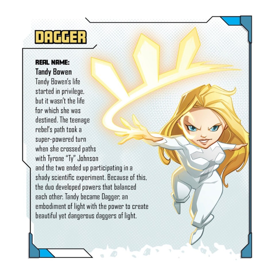 CMON MARVEL UNITED X-MEN Kickstarter Exclusive CLOAK & DAGGER Stretch ...