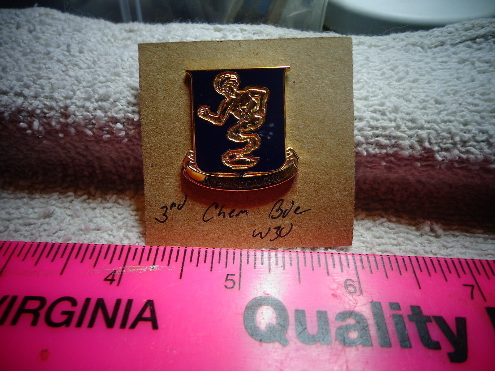 3rd Chemical Brigade W30 Unit Crest, DI, DUI (DRAW#F1) | eBay