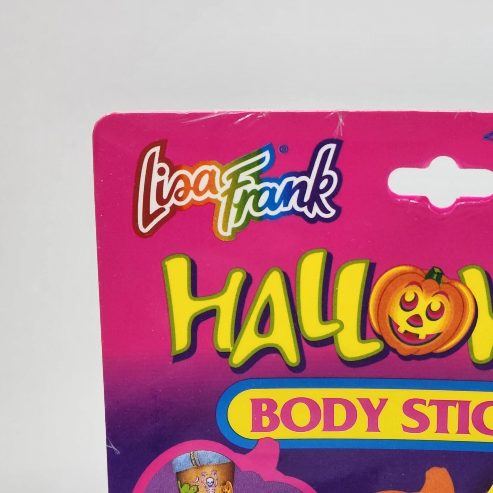 VINTAGE LISA FRANK HALLOWEEN BODY STICKERS GLITTER 2 SHEETS NEW IN ...