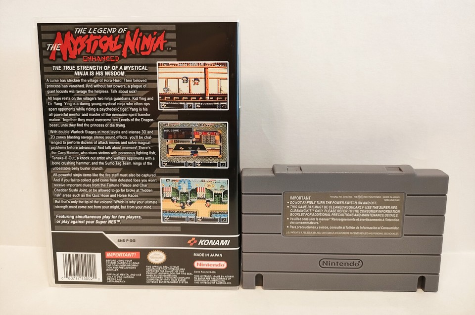 The Legend of the Mystical Ninja Enhanced for Super Nintendo SNES ...