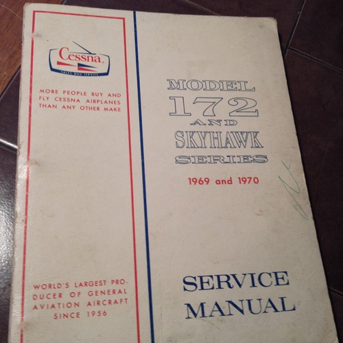 1969-1970 Cessna 172K & F172H Skyhawk Service Manual | eBay