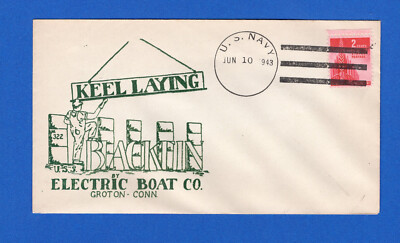 USS Blackfin SS-322 Keel Laid at Electric Boat Co Groton, CT June 10 ...