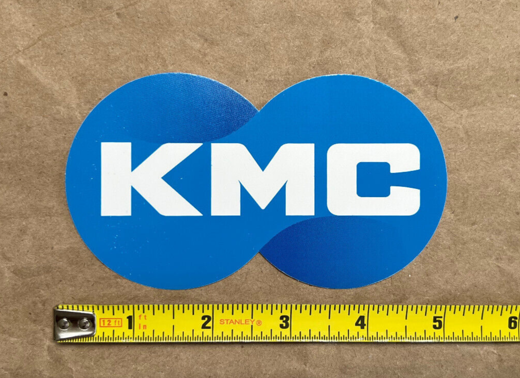 KMC bicycle chain sticker decal, genuine, original, 5" x 2-7/8", NEW | eBay