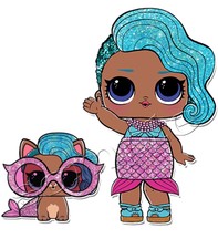 Iron on Transfer LOL Surprise Doll Dolls Purple Queen Glitter Series ...
