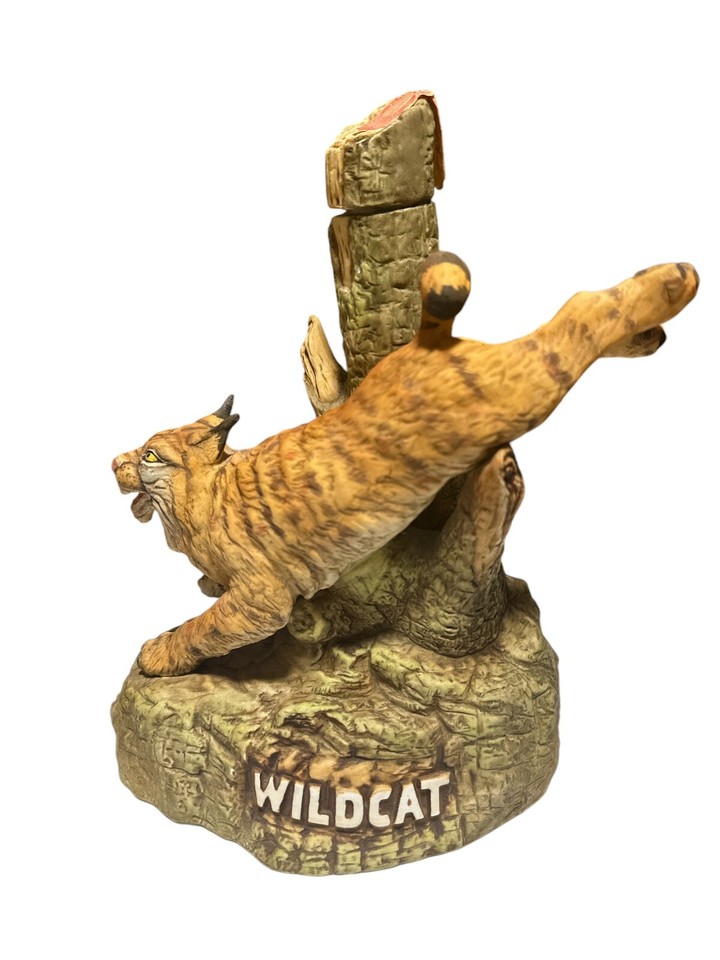 Vintage Rare 1979 Wildcat Ceramic Decanter No.2 Wilbro. Inc.*NO ...