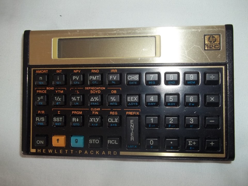 Hewlett Packard HP 12C Financial Business Calculator Works Great | eBay