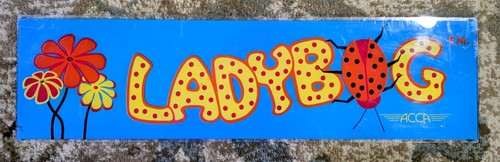 Original ACCA Ladybug Plexiglass Arcade Marquee Sign | eBay