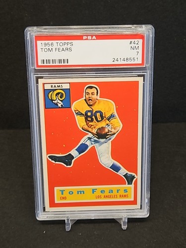 Tom Fears 1956 Topps #42 PSA 7 | eBay