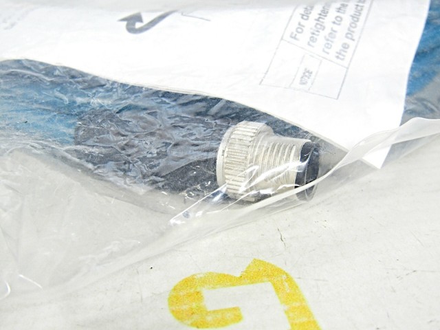 KEYENCE OP-87458 M12 4-pin/RJ45 Ethernet Cable - Blue, 16.40 ft for ...