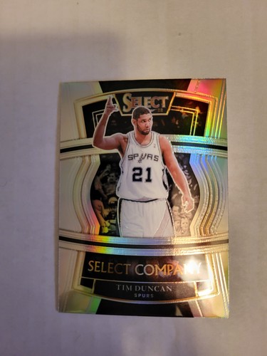 2021-2022 Panini Select Select Company Tim Duncan Silver Prizm No.2 SP ...