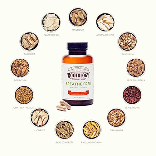 Rootology Breathe Free - Natural Nasal & Sinus Relief - Fast-Acting ...