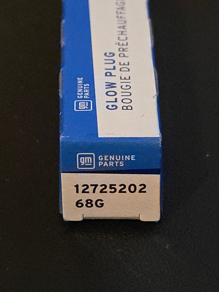 Genuine OEM Glow Plug - GM (12725202) 68G | eBay