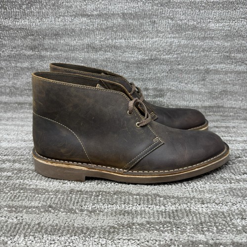 Clarks Bushacre 2 Chukka Desert Boots Mens Sz 11.5 M Brown Beeswax ...
