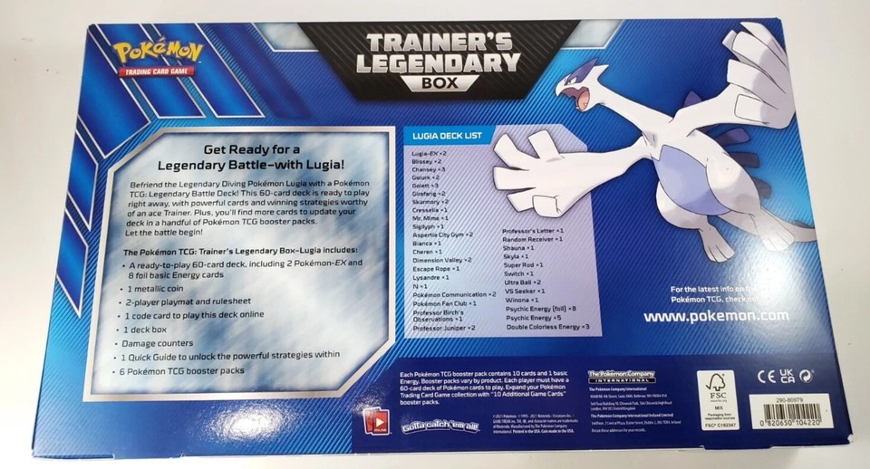 HO-OH and Lugia POKEMON Trainer’s Legendary Boxes | eBay