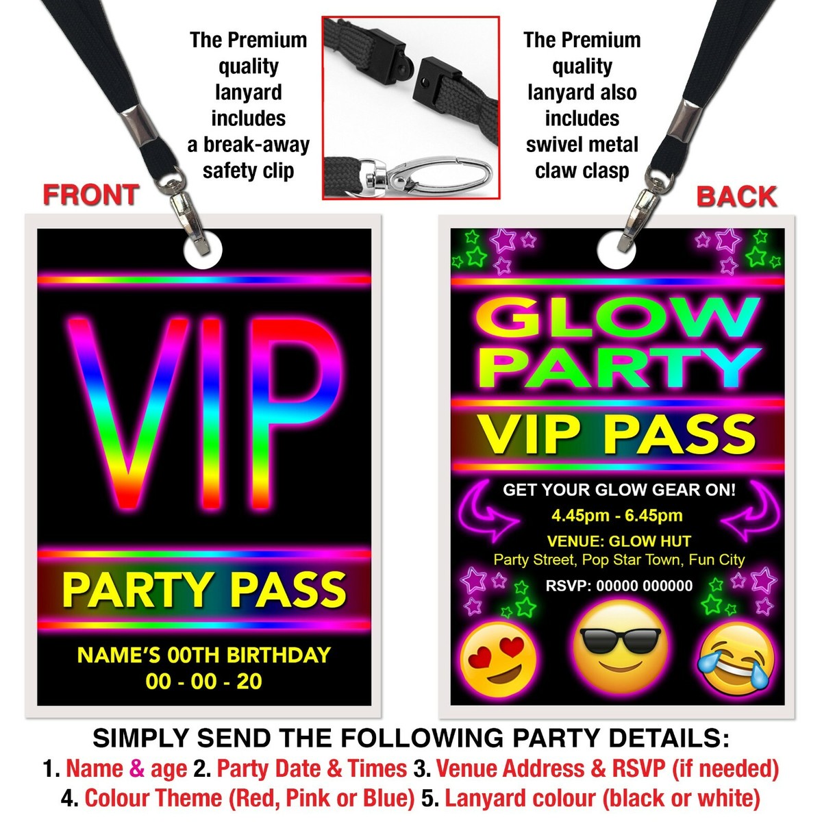 Vip Birthday Invitations