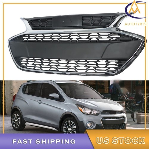 For Chevrolet Spark 2019-2022 Front Upper Bumper Grille Grill Chrome ...