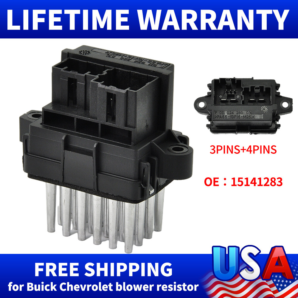 A/C Heater Blower Motor Resistor Module For Chevy GMC 15141283 ...