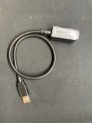 2 x LED USB Mini Keyboard Light Night Flexible Reading Lamp For ...