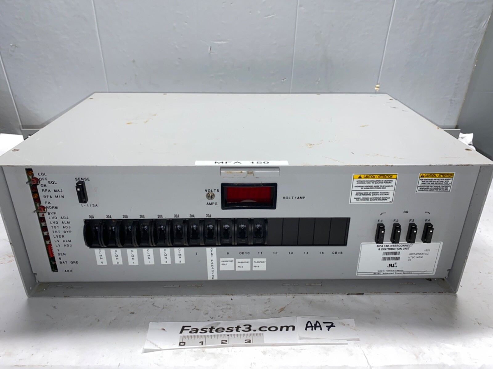 NORTEL MFA 150 Interconnect & Distribution Unit ASTEC Advanced Power ...