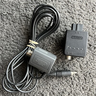 Nintendo 64 AV To RF unit NUS-003 + Nintendo RF cable SNSP-003 | eBay ...