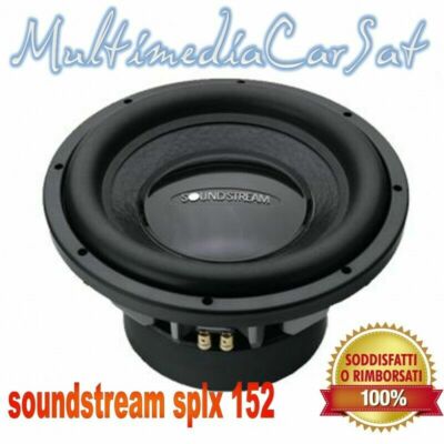 Subwoofer Soundstream SPLX 152 15" 2500 Watts Dual Doppia Bobina 2-Ohm ...