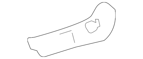 Genuine Toyota Seat Frame Trim Panel 71812-0R060-C0 | eBay