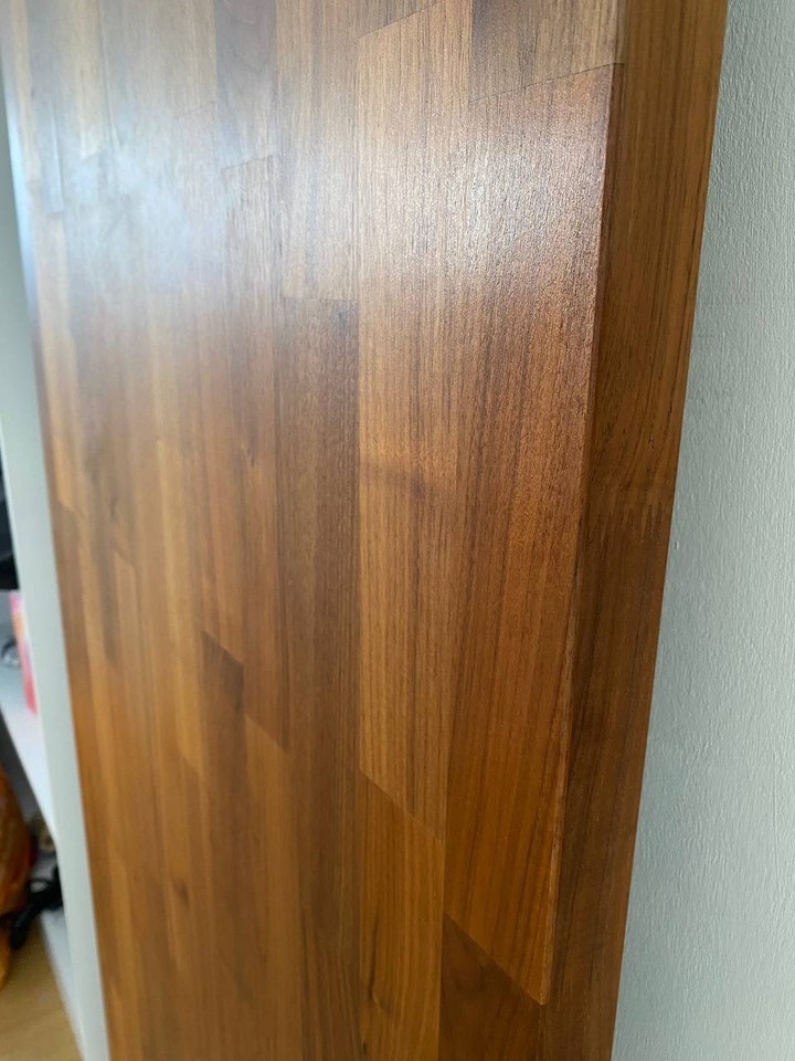 IKEA KARLBY Worktop / Desk (Walnut Veneer) 246x63.5x3.8cm - DIY Desk ...