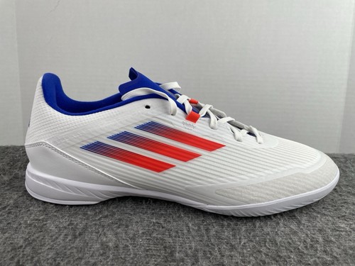 Adidas F50 League Indoor Soccer Shoes White Blue Red IF1395 Mens 8.5 ...