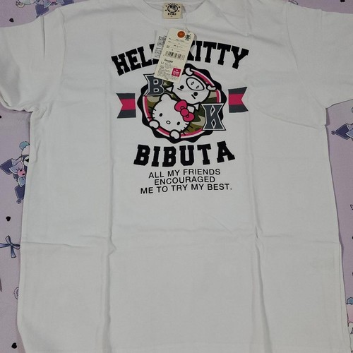 Hello Kitty L T-Shirt Sanrio Character Top Casual Cotton Used | eBay