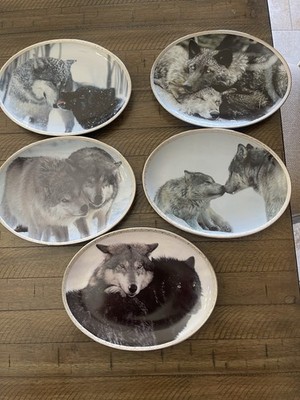 Bradford Exchange Set of 5 Tender Moments Jim Dutcher Plates Collection ...