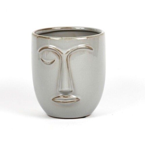 SMOKEY TALL FACE POT 14.5cm H x 12cm W | eBay Australia
