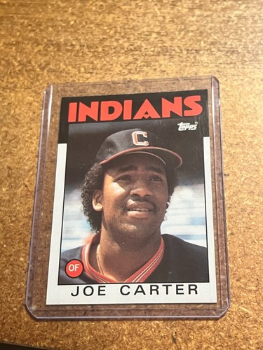 1986 Topps Baseball # 377 Joe Carter | eBay