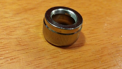 VINTAGE DASH PANEL BRASS START BUTTON GUARDED NUT RAT HOT ROD WOOD BOAT ...