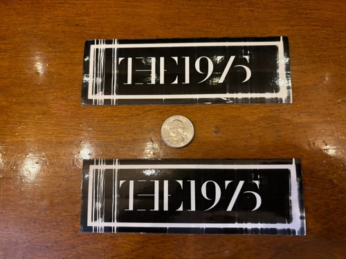 The 1975 Bumper Sticker Original (Set of 2)English Pop Rock + Free flag ...