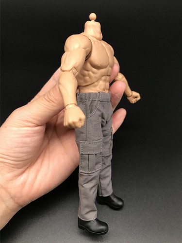 1/12 Scale Clothes Casual Pants Trousers Model Overalls Fit 6" GWToys ...