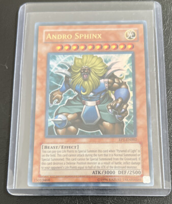 Yu-Gi-Oh! TCG Andro Sphinx Yu-Gi-Oh! The Movie Promo Exclusive Pack EP1 ...