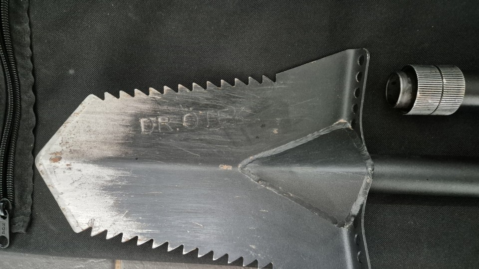 Dr Otek Metal Detecting T Shovel Spade Detector Digging Tool Adjustable ...