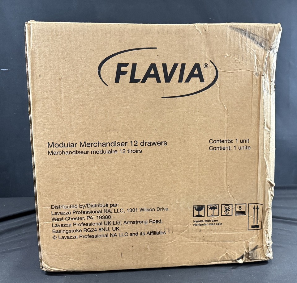 Flavia 25200003 4 Column 12 Drawer Merchandiser New Factory Sealed | eBay