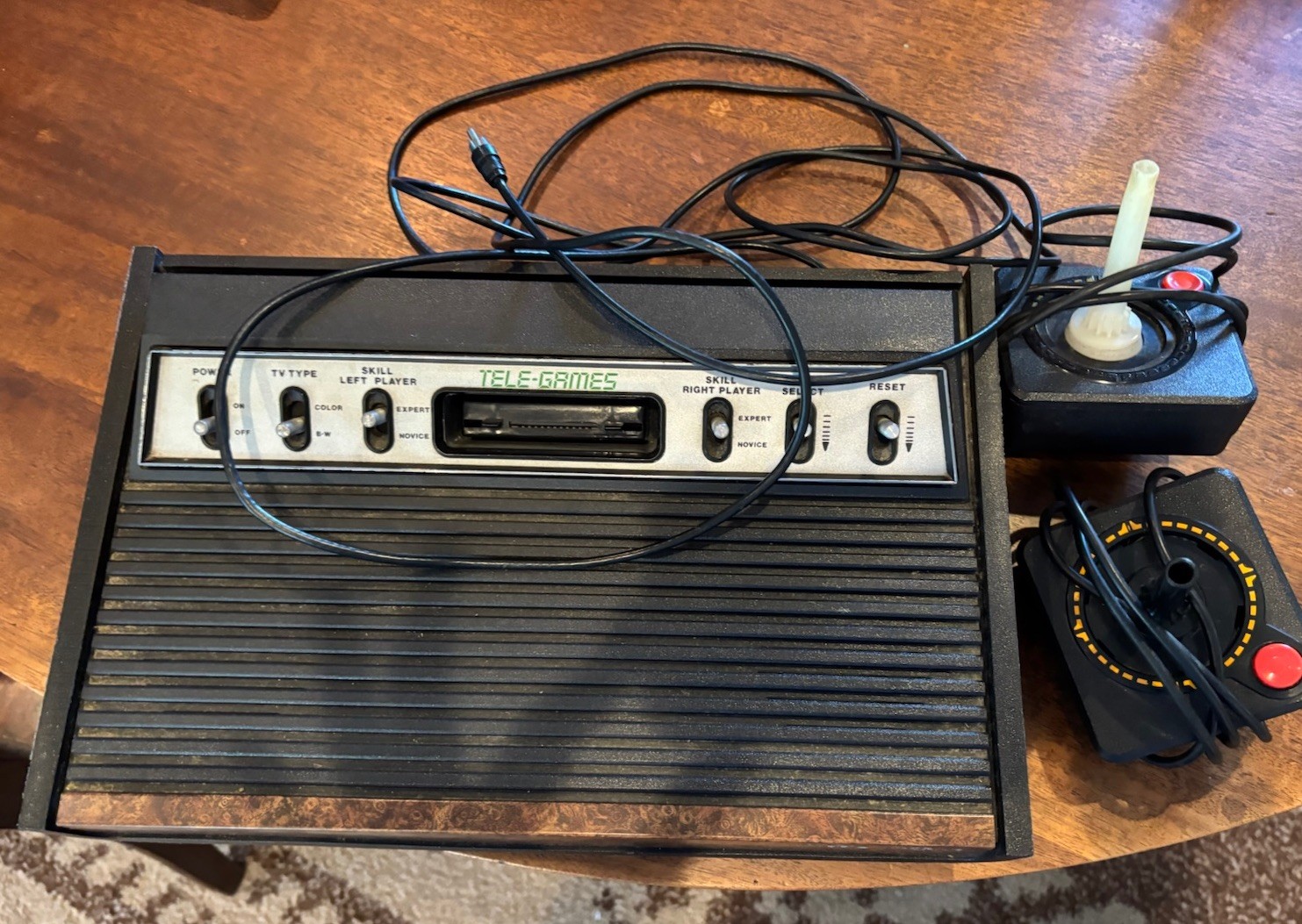 atari 2600 Bundle Controllers Sears TELE GAMES heavy sixer console ...